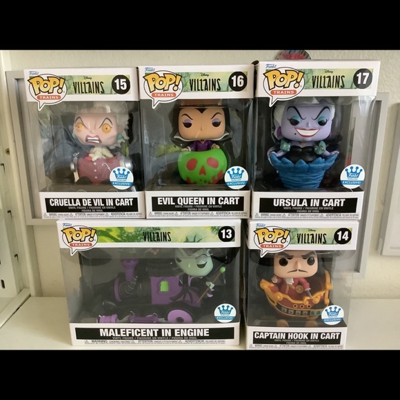 Other | Disney Villains Train Funko Pop Complete Set | Poshmark